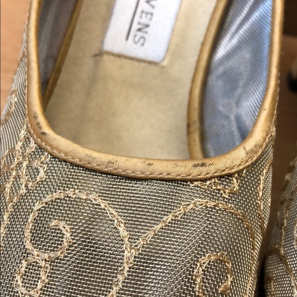 Valerie Stevens | Shoes | Valerie Stevens Sheer Fabric Heels Sz 7m ...